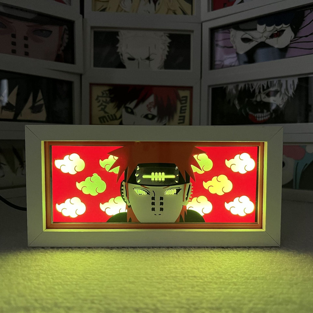 Naruto anime Paper Carving Lamp Photo Frame– FloryFashion